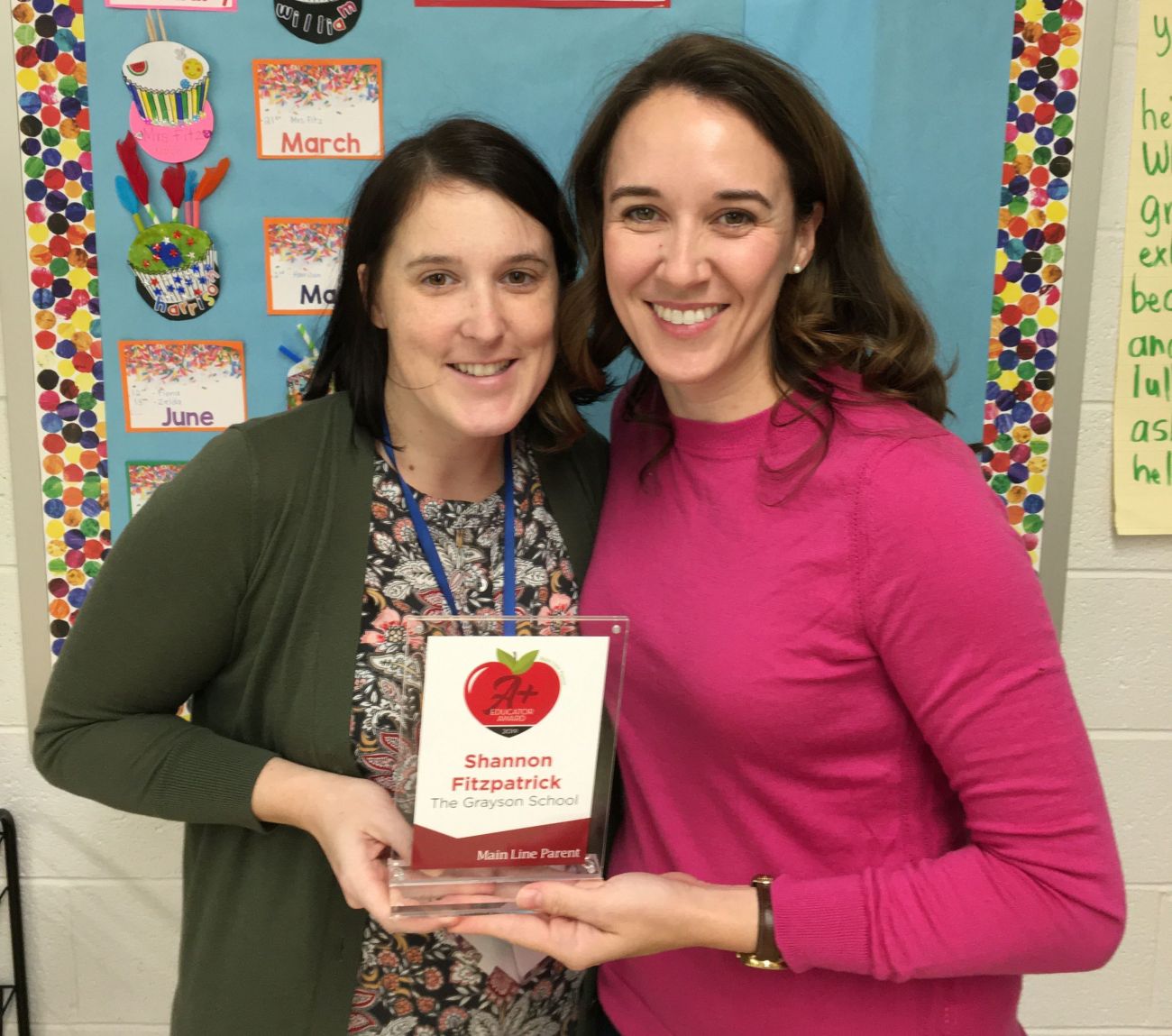 2019 A+ Educator: Shannon Fitzpatrick • Main Line Parent