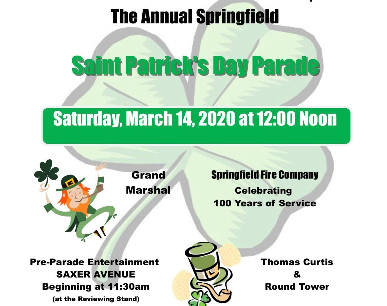 Springfield Township St. Patricks Day Parade • Main Line Parent